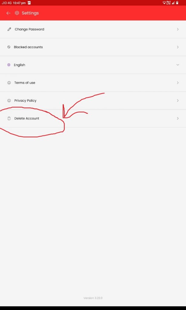 “Steps to delete user account and related data” – Aryavart Learning